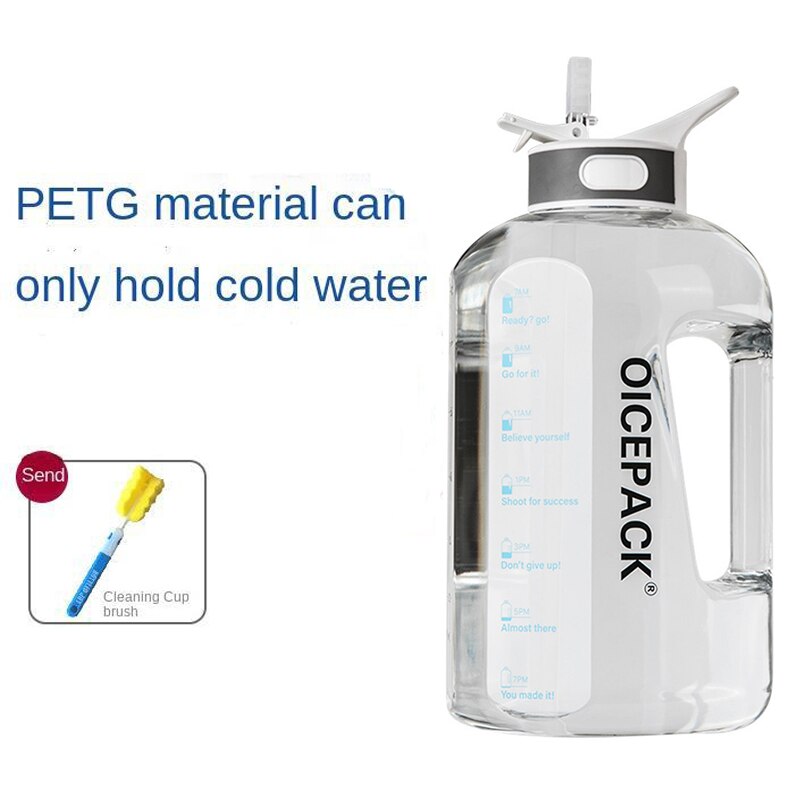 Bottled Joy Large Capacity 3.78L 2.5L Sports Water... – Grandado