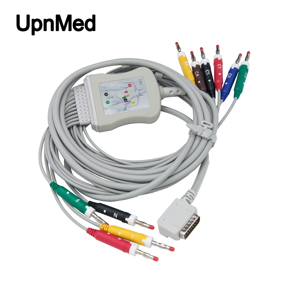 Compatibel Kenz PC-109 een stuk 10 lead EKG kabel ... – Grandado