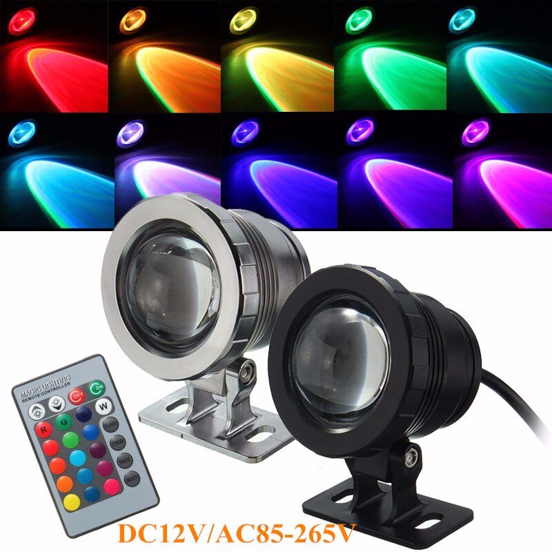 IP68 Waterproof RGB LED Underwater Submersible Spo... – Vicedeal