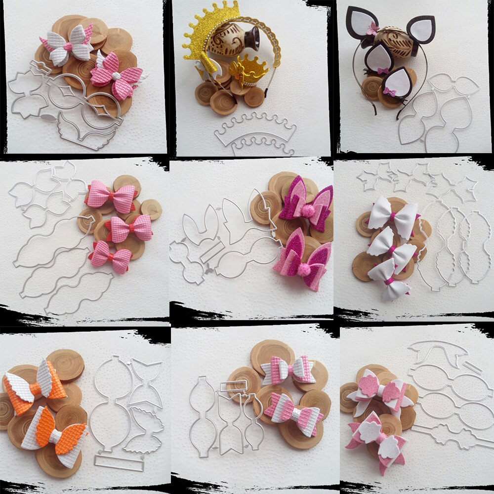 2930Beautiful cutting die bow template DIY scrapbo... – Vicedeal