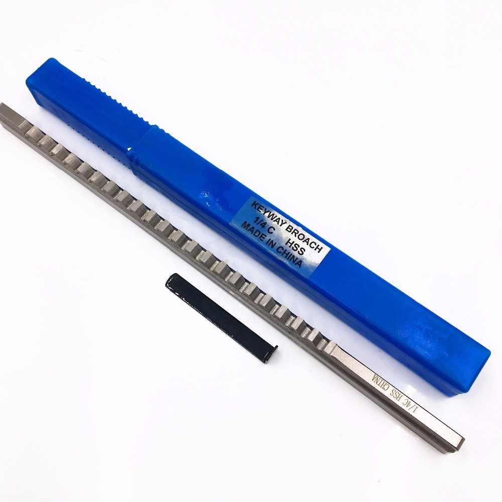 1/4 C Push-Type Keyway Broach Inch Size HSS Broach... – Vicedeal