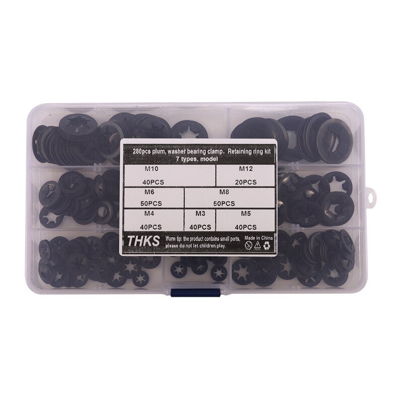 280Pcs Internal Tooth Starlock Washers Lock Washer... – Grandado