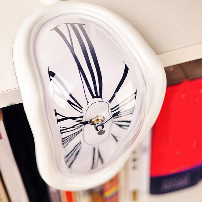 Melting Clock Block-Type Twisted Clock Melted Cloc... – Vicedeal