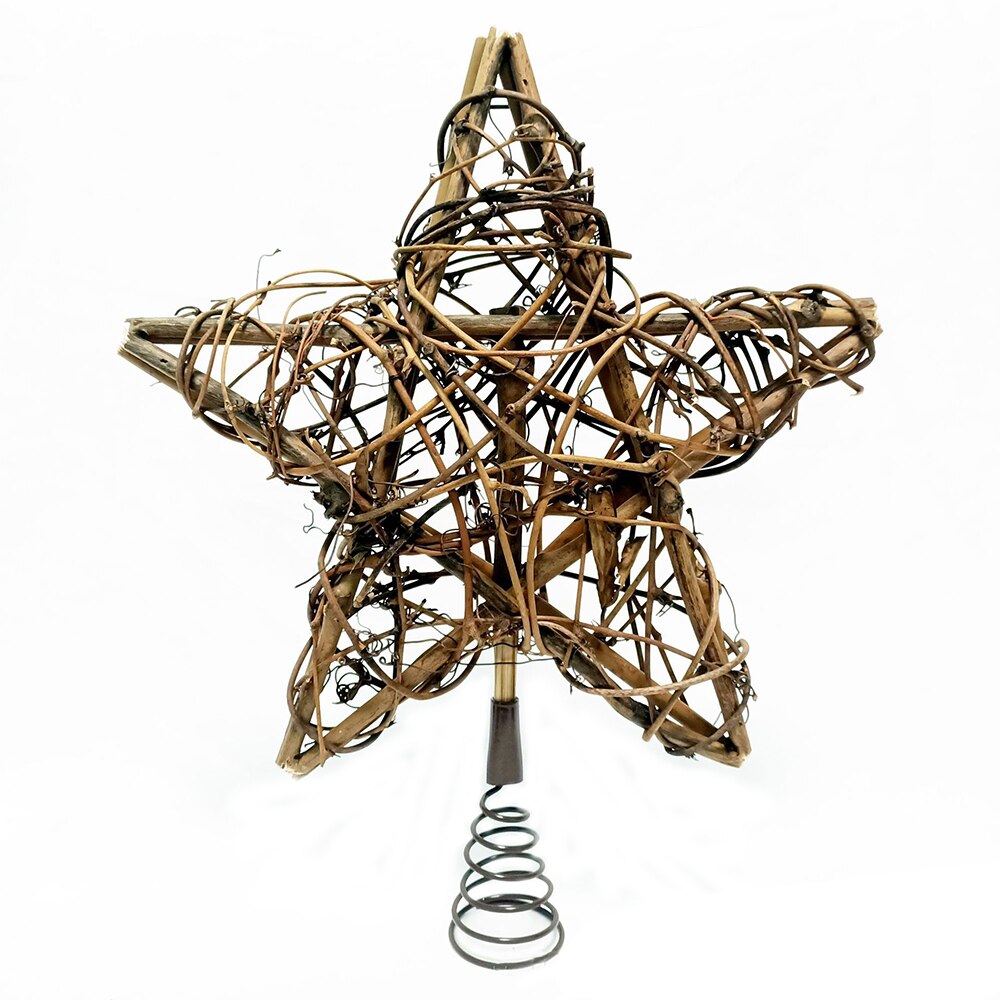 Xmas Tree Top Five-pointed Star Light Christmas Ra... – Grandado