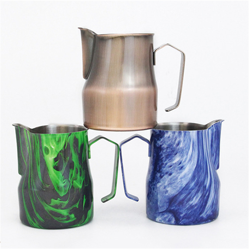 Milk Frothing Jug Espresso Coffee Pitcher Barista ... – Vicedeal