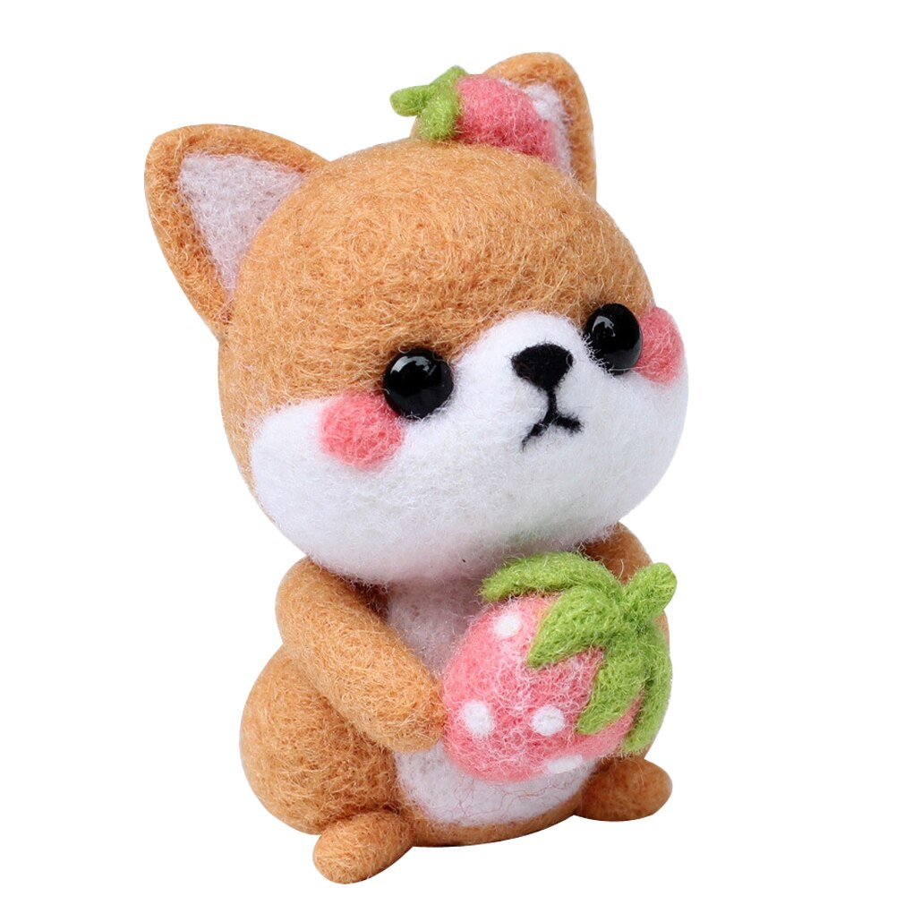 Handmade Pets Toy Doll Wool Felt Needle Poked Kitt... – Vicedeal