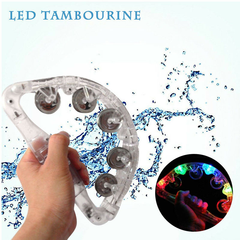 Sensory LED Lighting Toy Flashing Tambourine Music... – Vicedeal