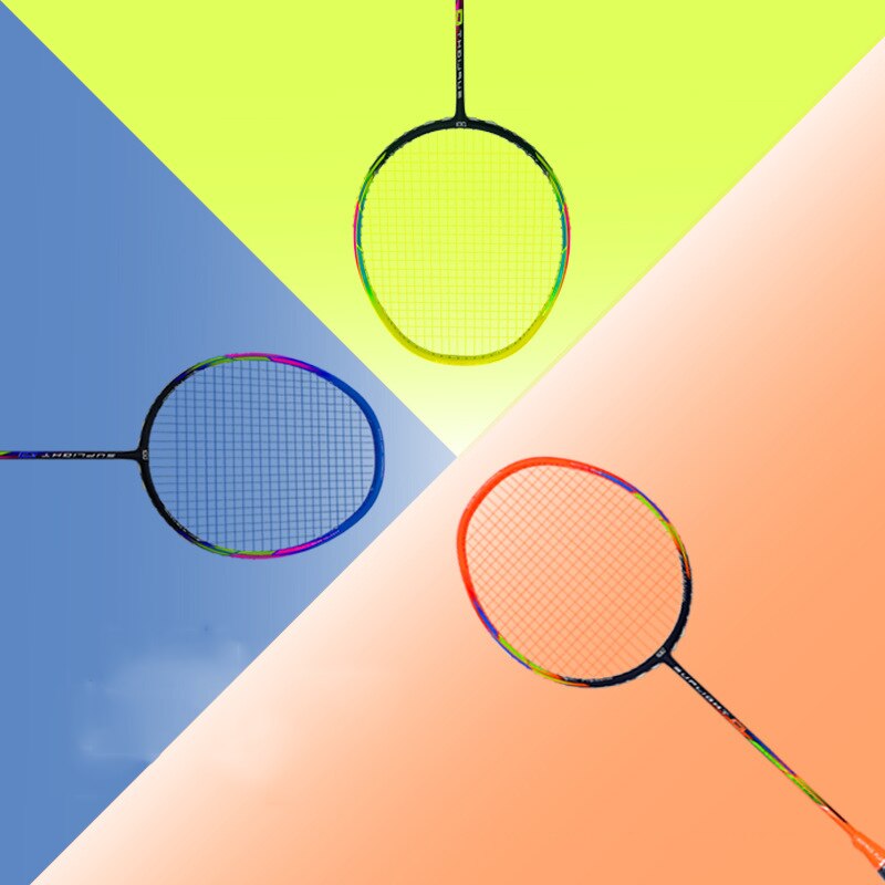 Ultra-light Badminton Racket Full Carbon 69g 7U Hi... – Grandado