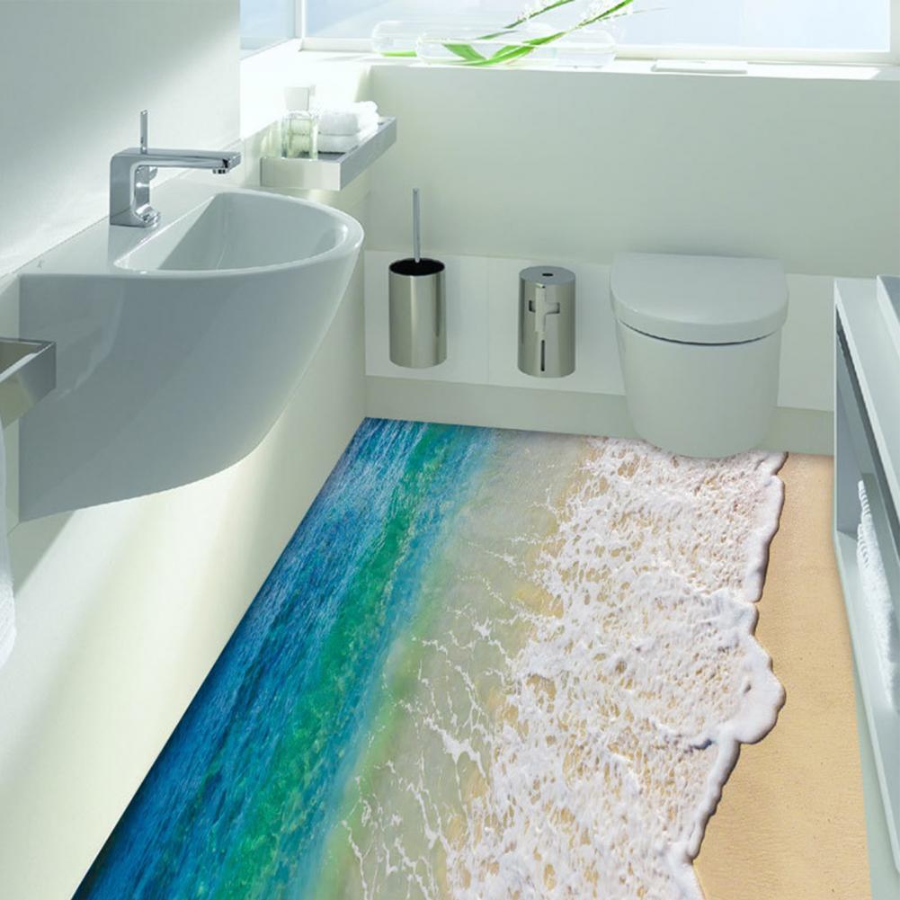 2pcs Waterproof Floor Stickers PVC Self-Adhesive 3... – Grandado