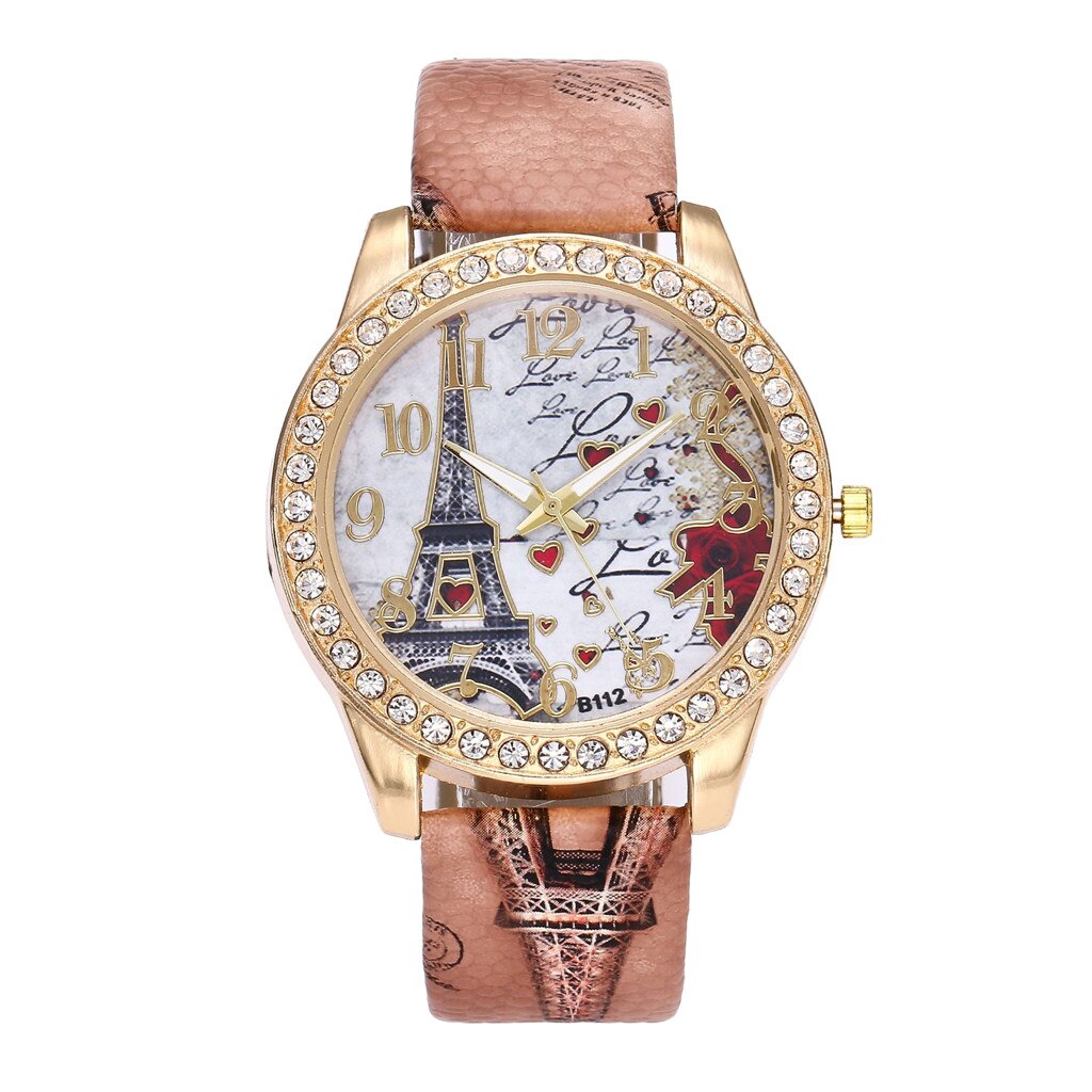 Vintage Paris Eiffel Tower Watch For Women Quartz ... – Grandado