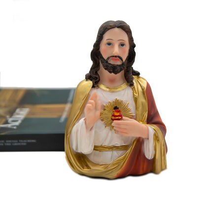 Catholic sacred statue of the Sacred Heart of Jesu... – Vicedeal