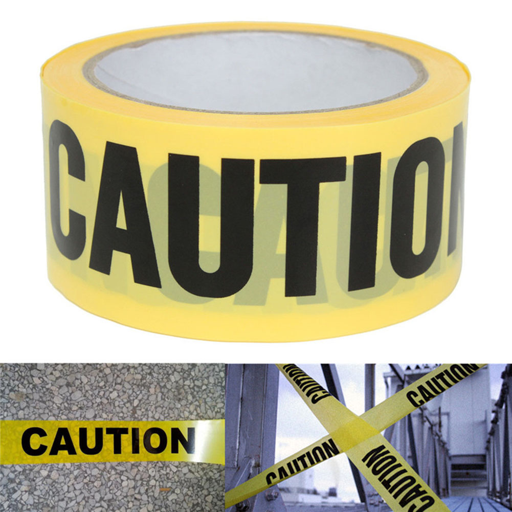 1 Roll Warning Tape Yellow Caution Tape Remind Wor... – Vicedeal