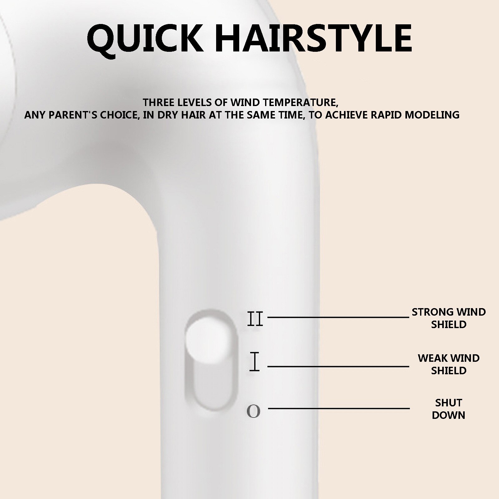 110V Hair Dryer Strong Power Barber Salon Styling ... – Grandado