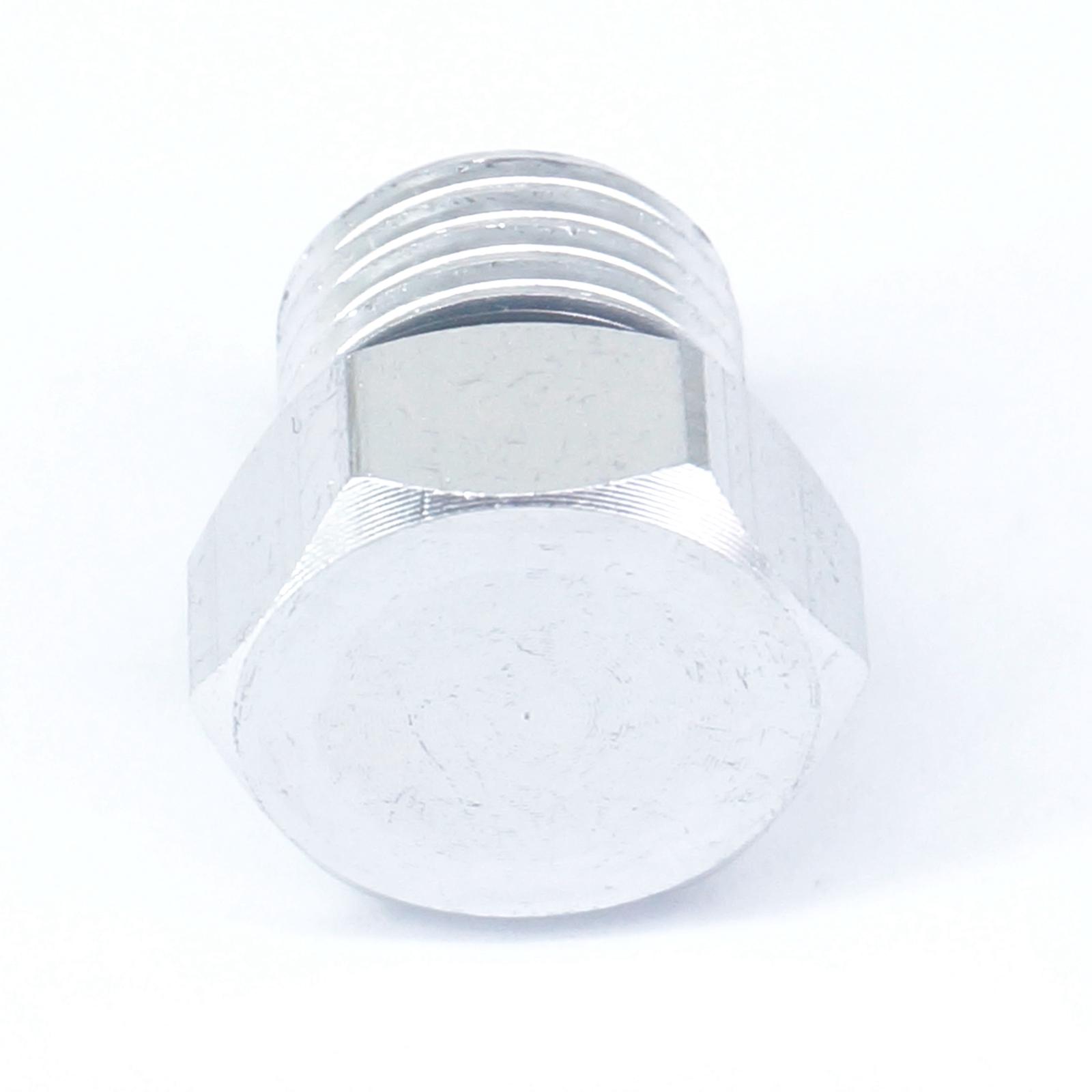 1/4" BSP Male Solid Aluminum Hex Head Plug End Cap... – Grandado