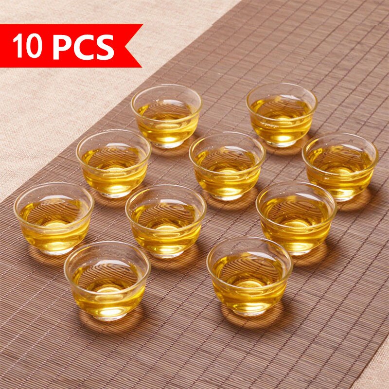 10PCS/Lot Heat-resistant Glass Small Tea Cup Chine... – Grandado