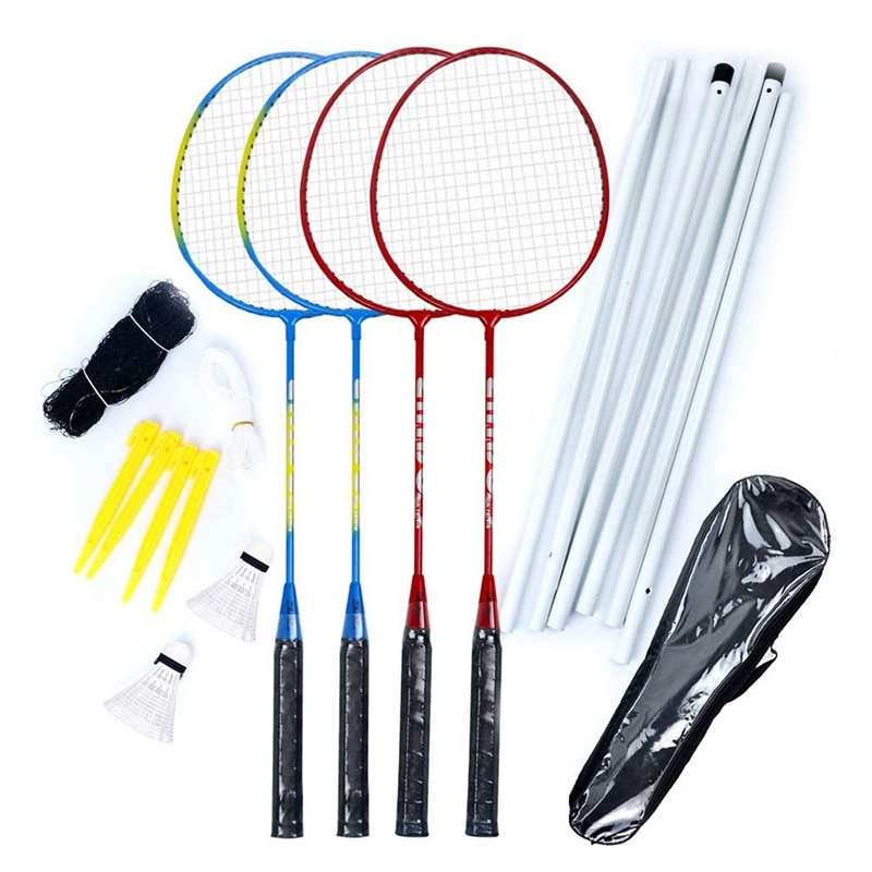19Pcs Badminton Racket Set Tennis Game Playing Out... – Grandado