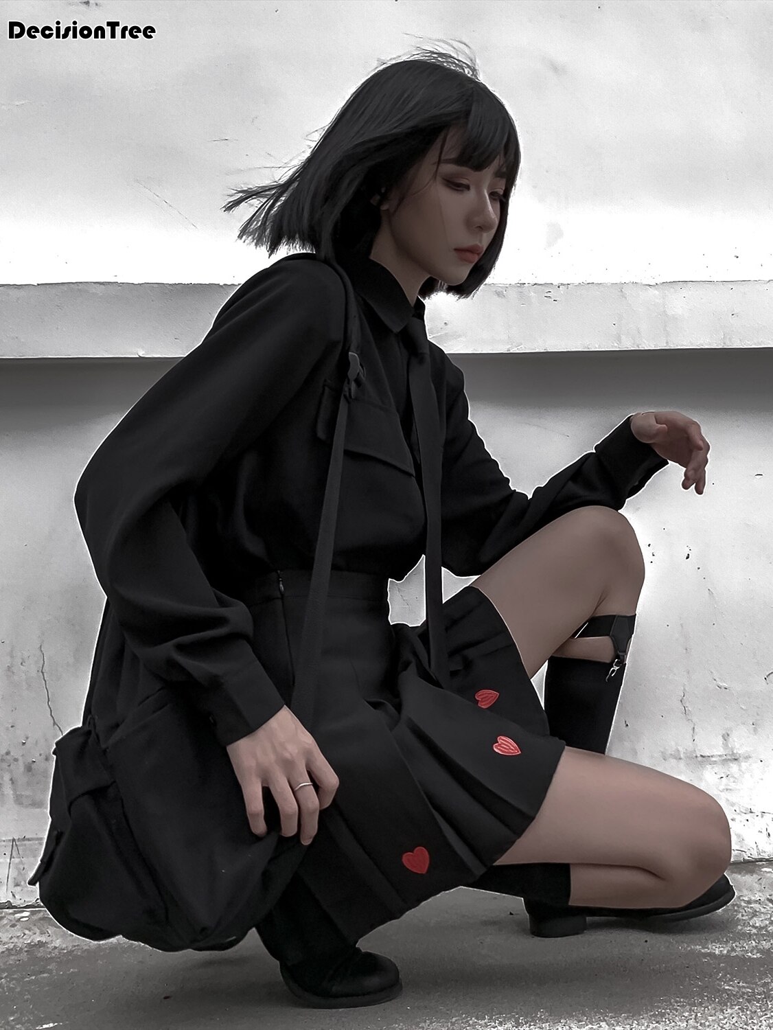 Plaid High Waist Woman Japanese Style School Unifo... – Grandado