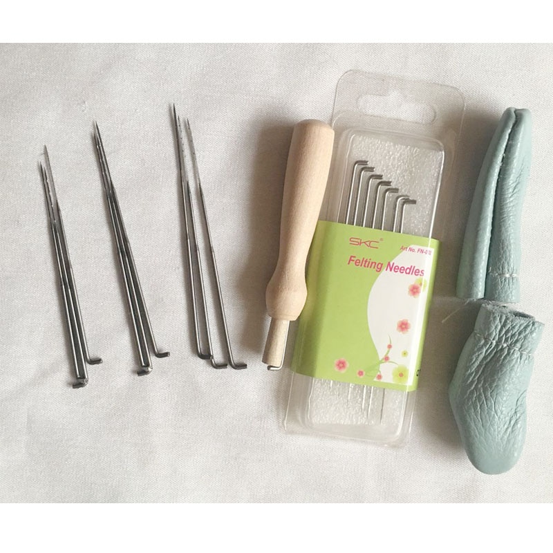 WFPFBEC wolvilt wool for needle felting wool rovin... – Vicedeal