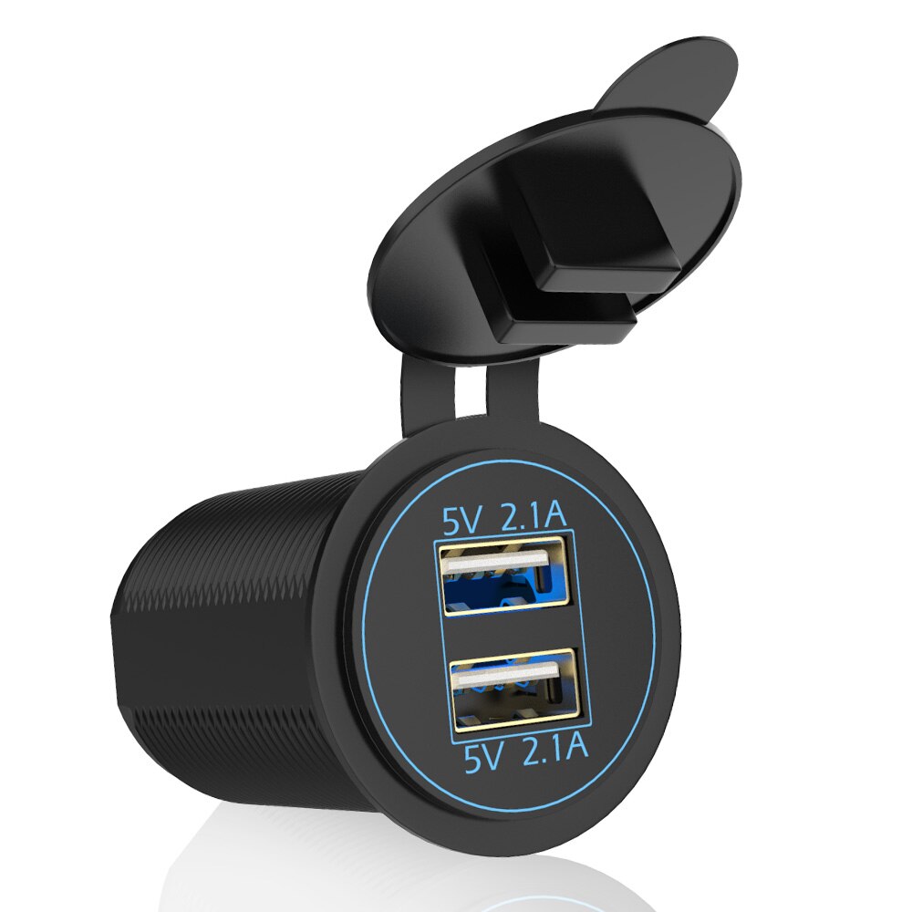 LEEPEE 12-24V 2 Port USB Dual USB Charger Power Ad... – Grandado