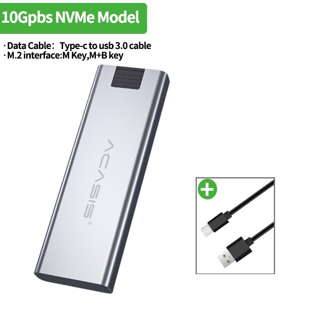 Acasis Nvme M2 Ssd Case Sata Naar Usb 3.1 Ssd Disk... – Vicedeal