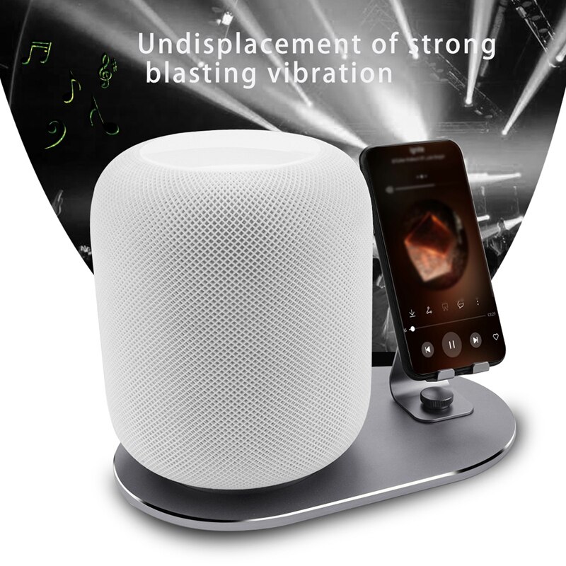 2 In 1 Stand Voor Apple Homepod Aluminium Base Mou... – Vicedeal