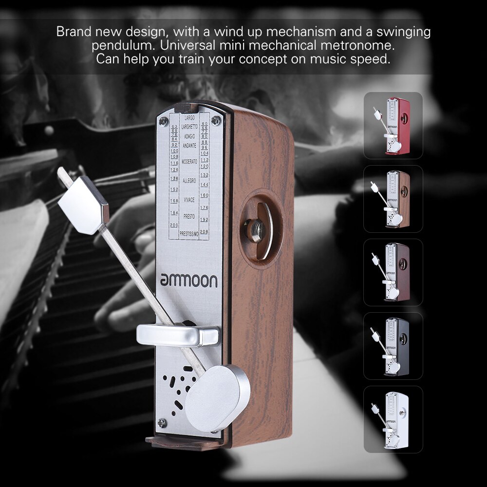 ammoon Portable Guitar Metronome Universal Mechani... – Grandado