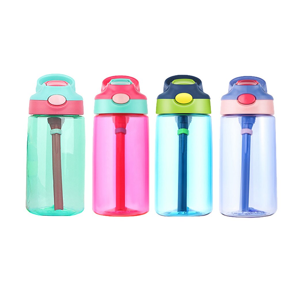 Wasser Flasche Flip Führte Stroh Wasser Trinken Fl... – Vicedeal