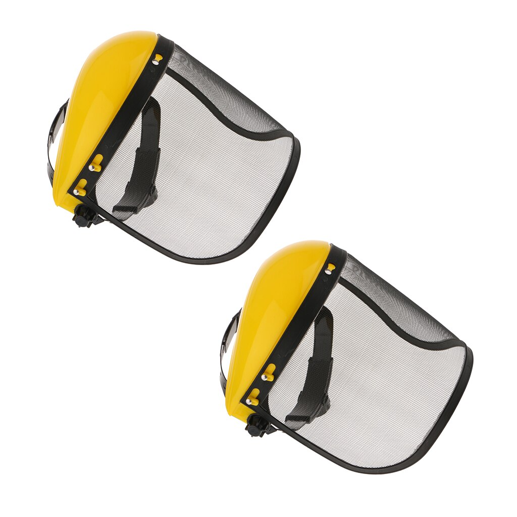 2 Pack Face Shield Steel Mesh Visor Adjustable Swe... – Vicedeal