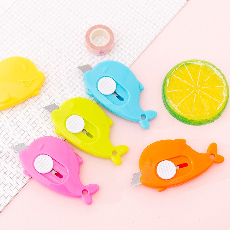 Mini Whale Portable Utility Knife Cute Paper Cutte... – Grandado