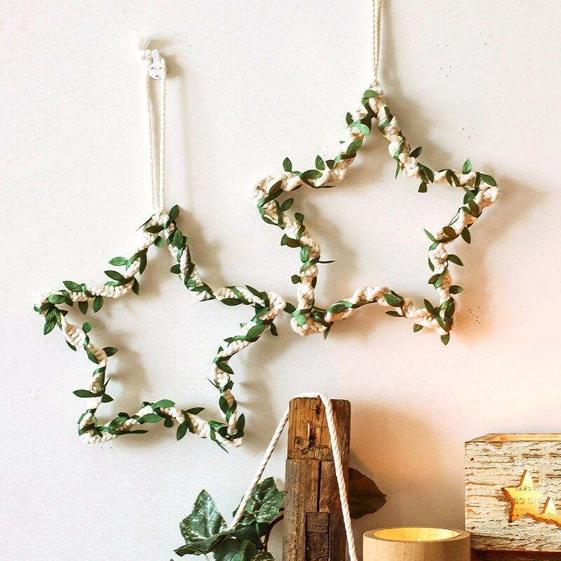 Nordic Hanging Star Decor Christmas Art Star Decor... – Grandado