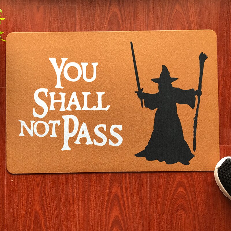 Get Digital Doormat You shall not pass | Carpet En... – Grandado