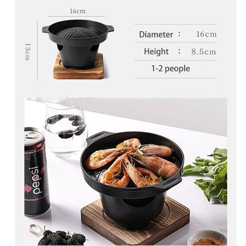 Mini BBQ Grill Japanese Alcohol Stove One Person C... – Vicedeal