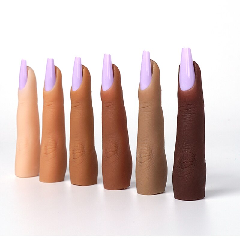 Nail Art Training Hand False Finger Natural Nail T... – Vicedeal