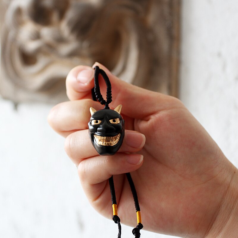 Japanese Style Harmony Prajna Exorcism Necklace Pe... – Grandado