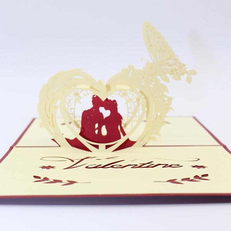 3D Pop up Card 3D Greeting Card Happy Lovers Valen... – Grandado