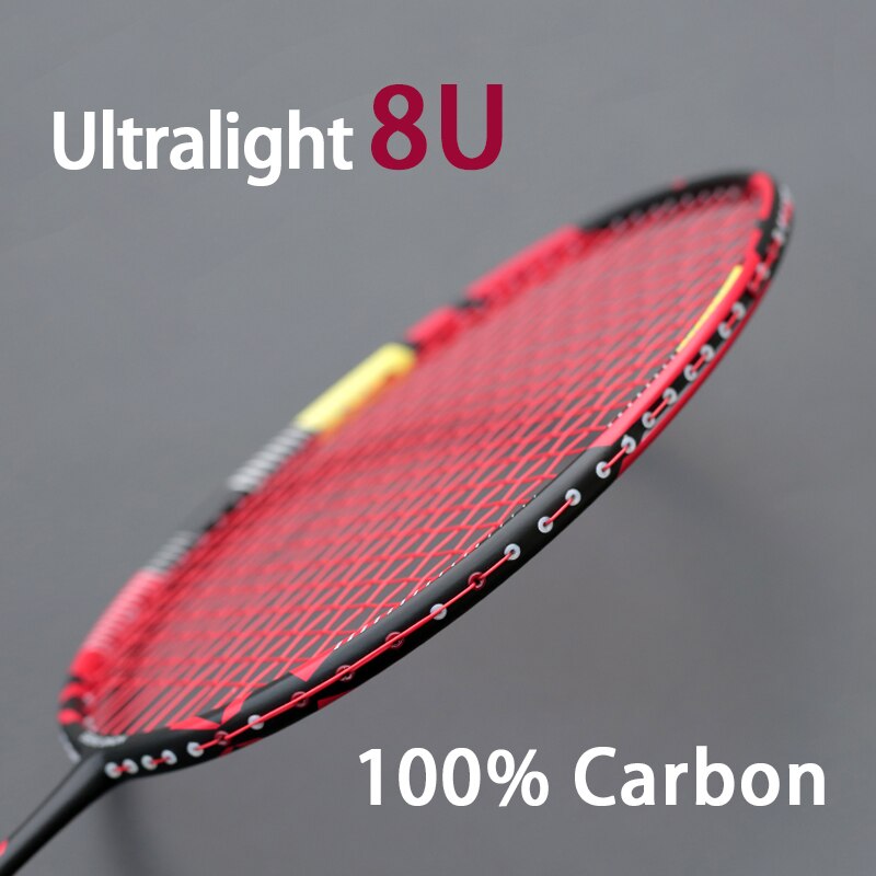 Professionele Full Carbon Strung Badminton Rackets... – Vicedeal