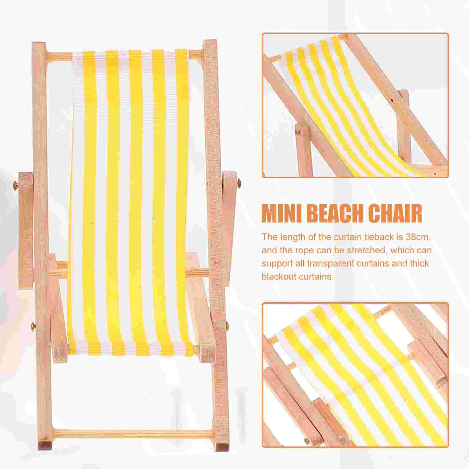 4 Stuks Mini Stoel Modellen Mini Strand Stoel Mini... – Vicedeal