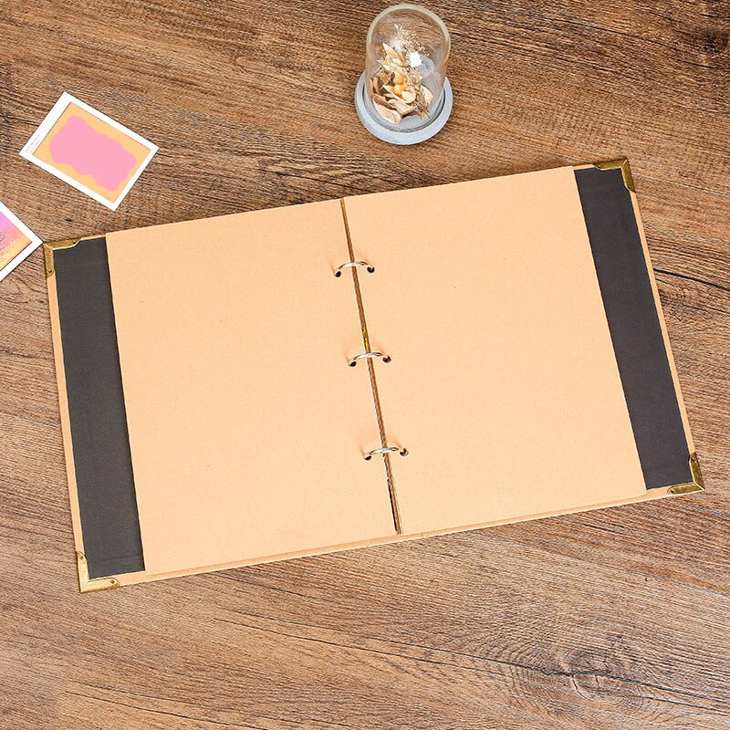8X10 Diy Fotoalbum Handgemaakte Geplakt Kraftpapie... – Grandado