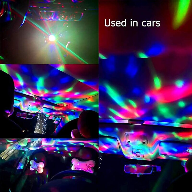 USB Mini Colorful Disco Ball LED Portable USB Crys... – Vicedeal