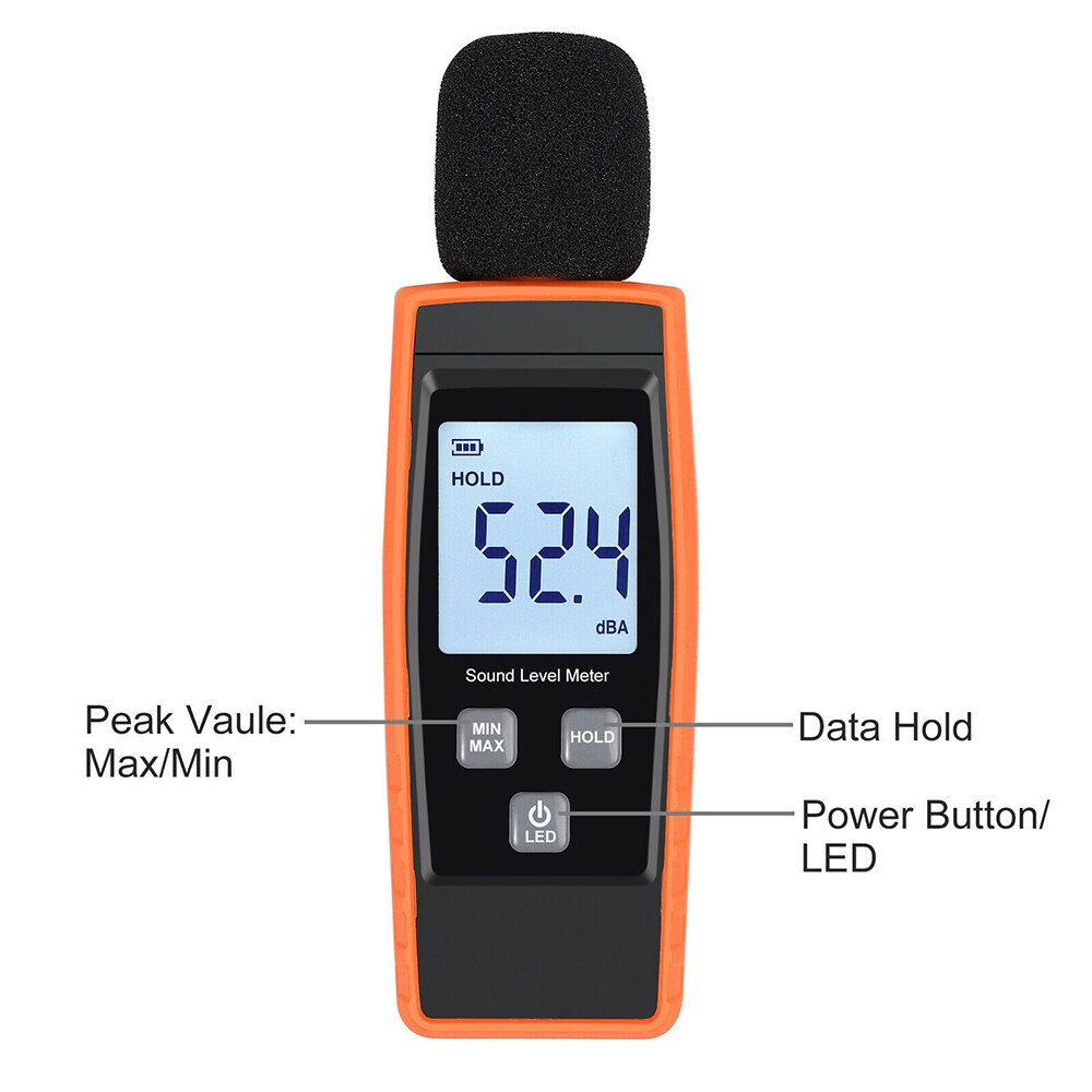 Sound Lever Meter Noise Measuring Instrument 30~13... – Grandado