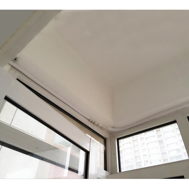 4Meters Ceiling Curtain Track Window Rod Rail Syst... – Grandado
