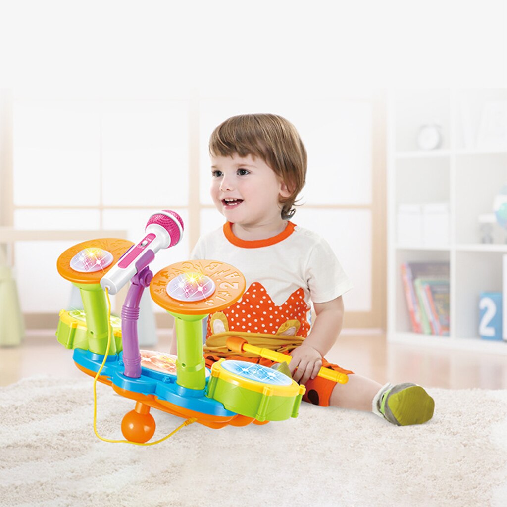 Musical Toy Set Electronic Drum Instruments Band K... – Grandado