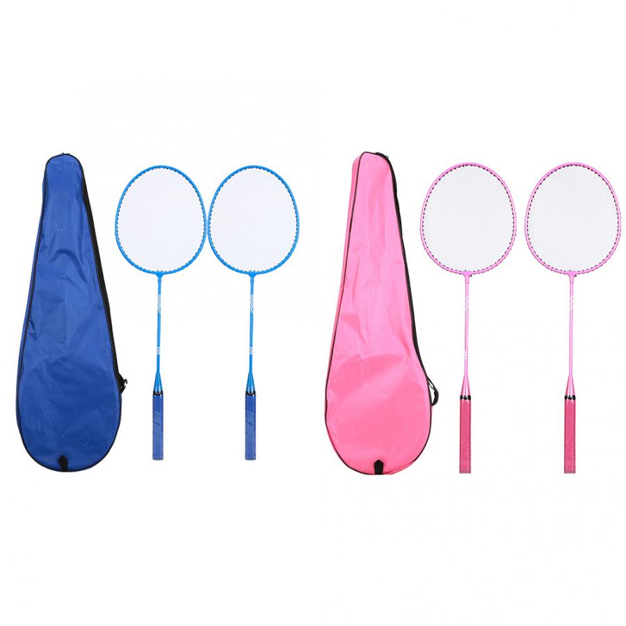 2pcs Ferroalloy Badminton Racket Training Exercise... – Grandado