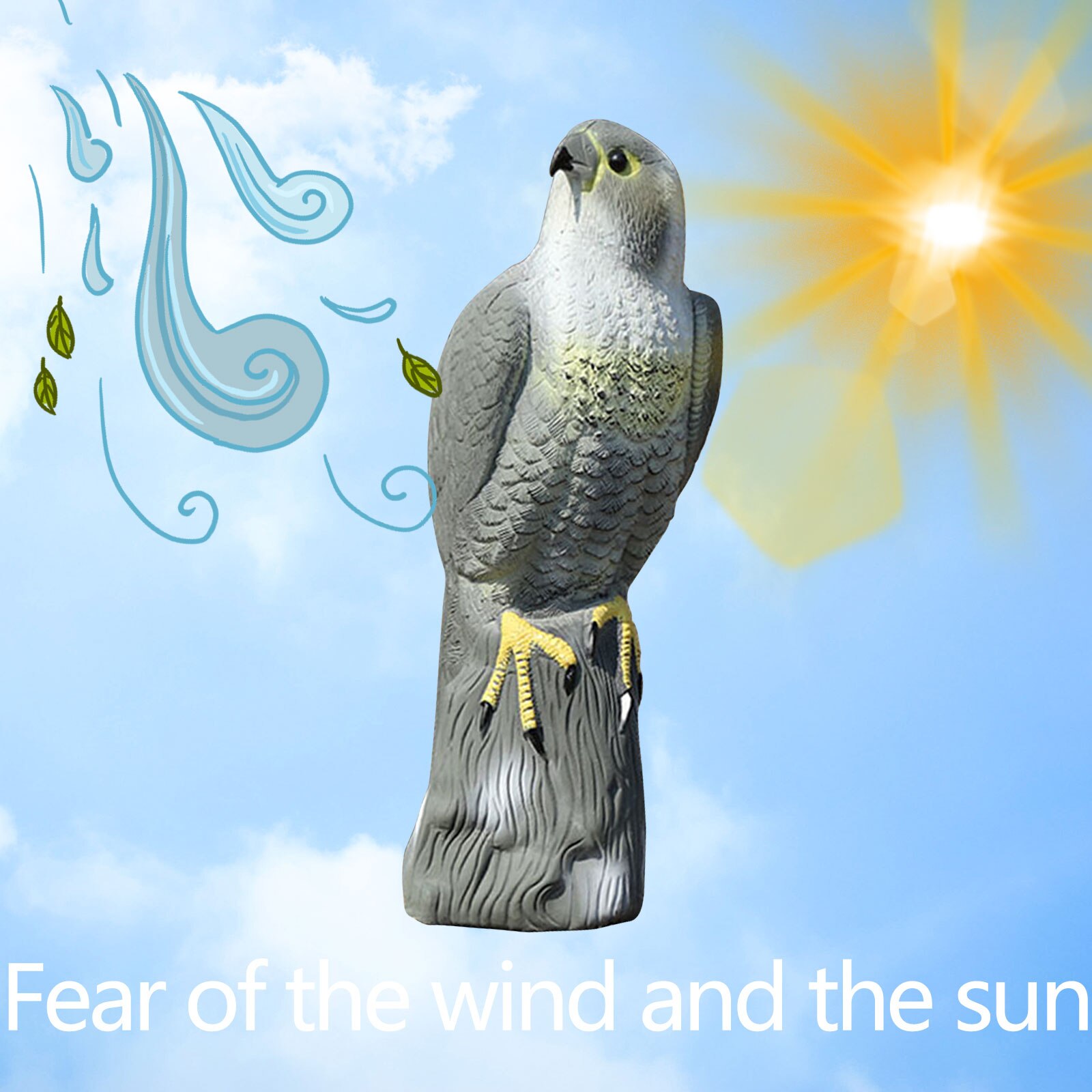 PE Statue Simulation Eagle Scarecrow Garden Sculpt... – Grandado