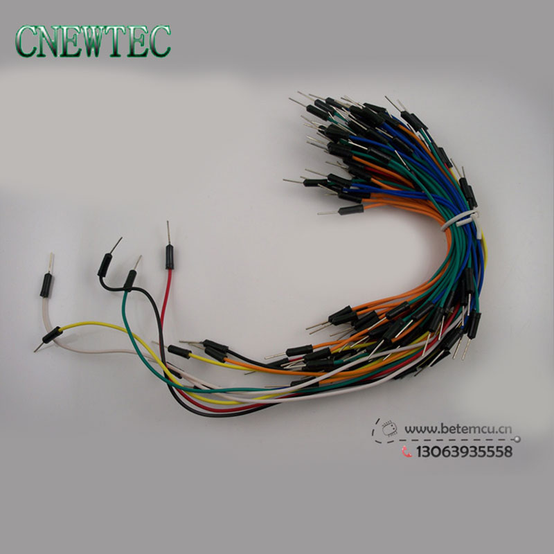 65pcs/lot Solderless Breadboard Cable Jump Wires f... – Grandado