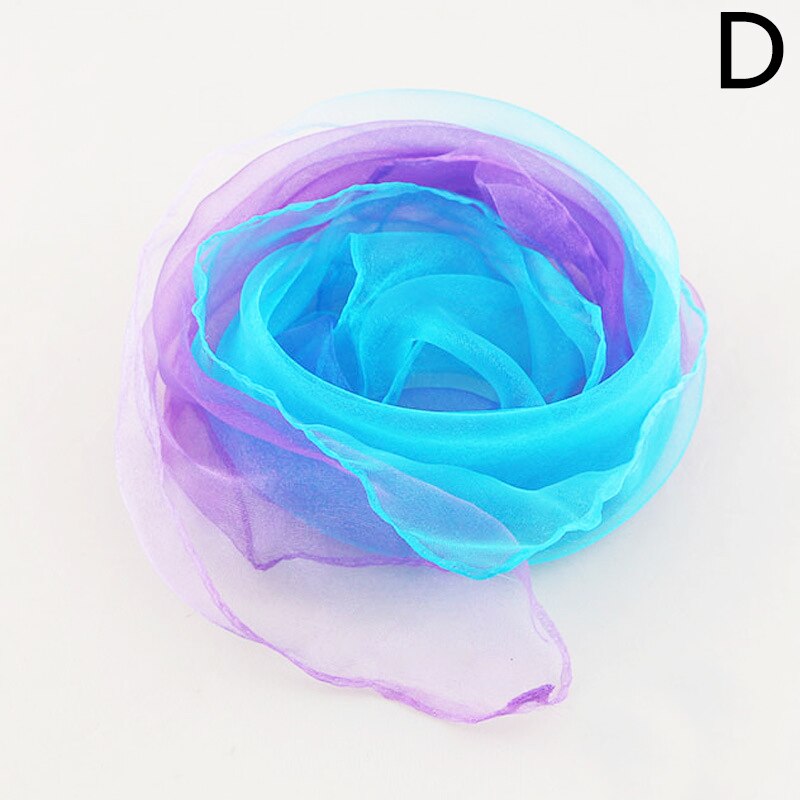 Candy Color Dance Performance Silk Scarf Small Squ... – Grandado