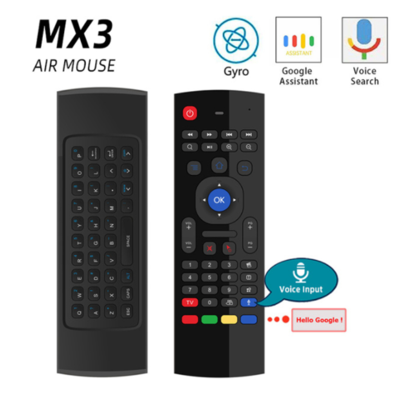 MX3 2.4G Air Mouse Smart Voice Remote Control RF W... – Vicedeal