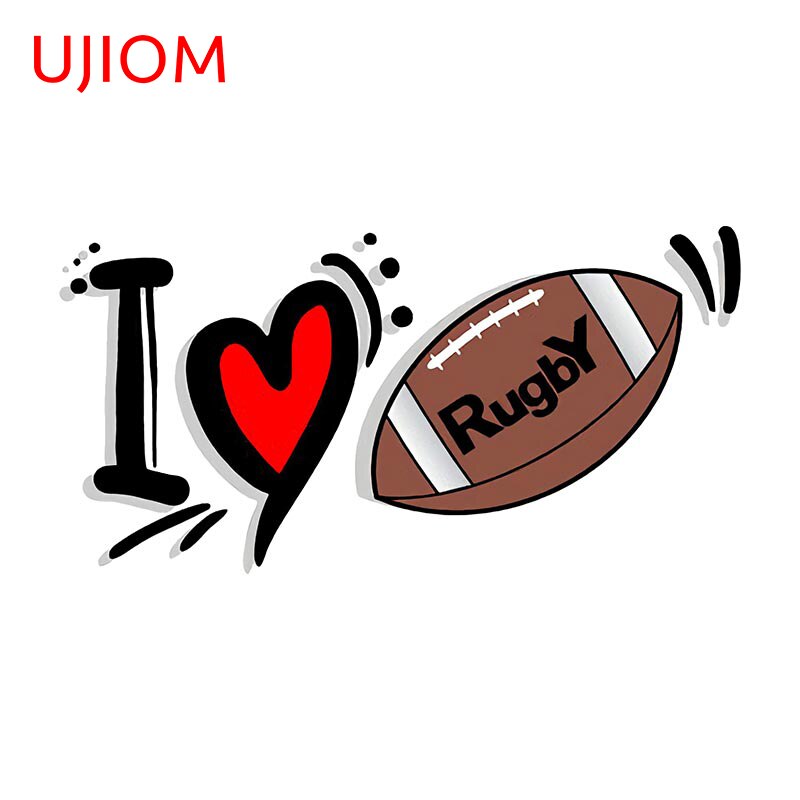 UJIOM I Love Rugby Wall Stickers Bedroom Waterproo... – Grandado