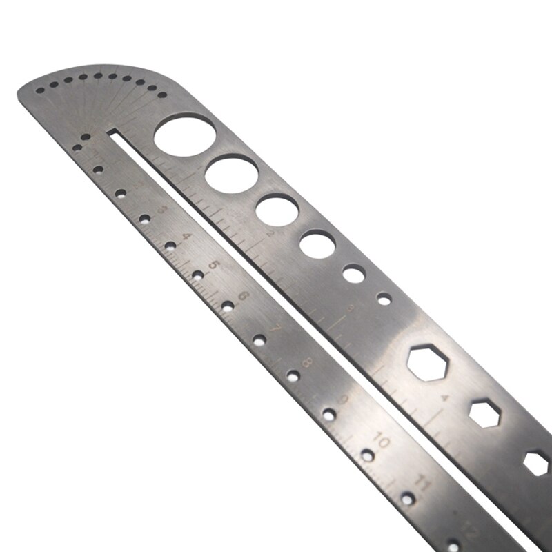 Multifunction Ruler Compasses Protractor Stainless... – Grandado
