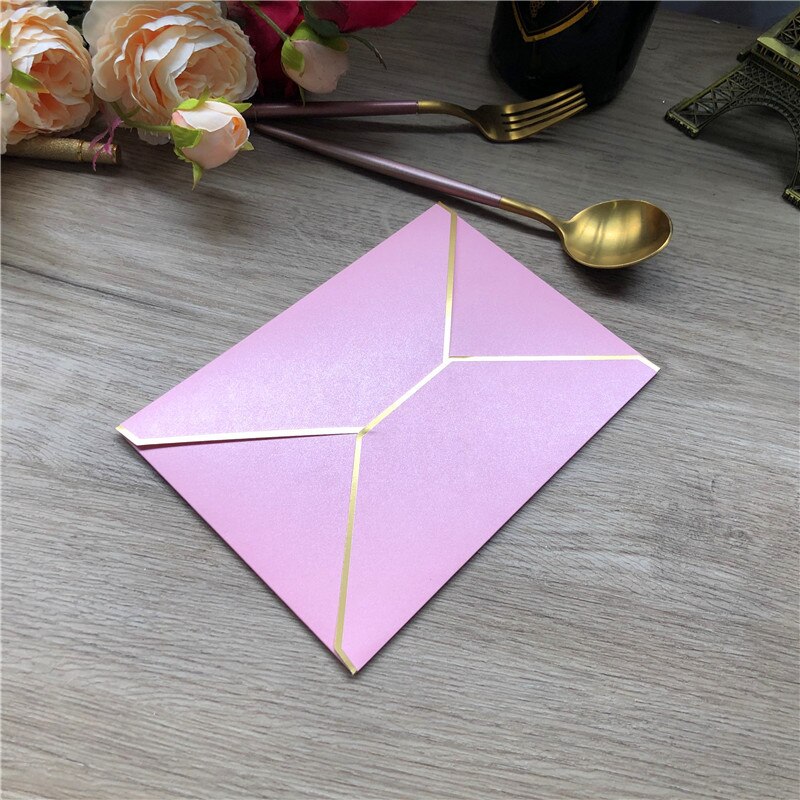 20Pcs Pearlescent Paper Letter Envelope Gilding We... – Grandado